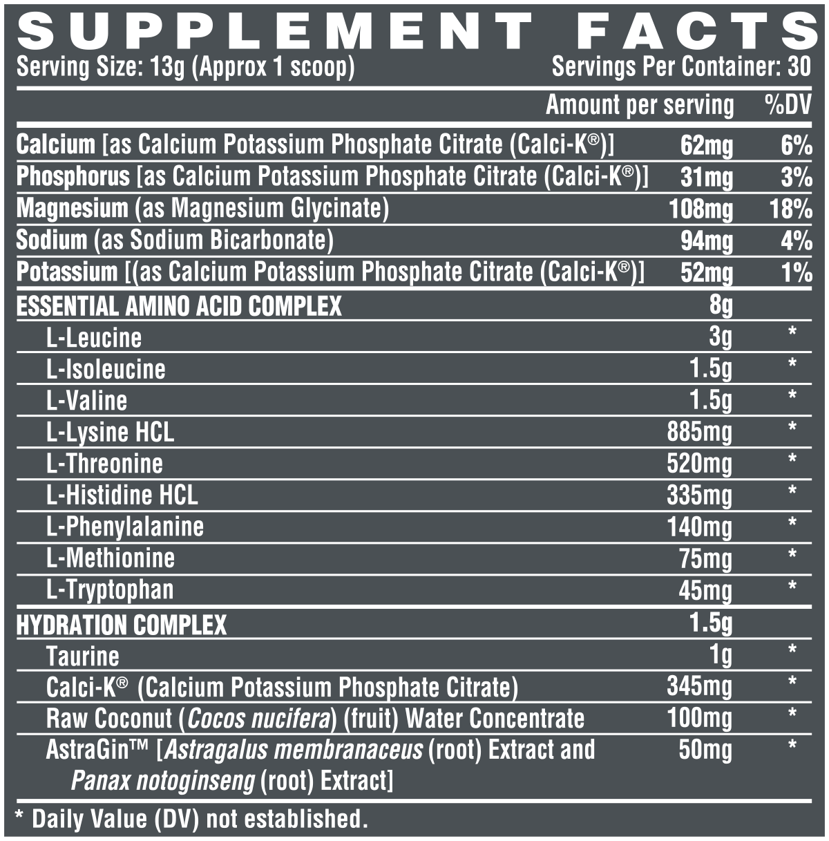Nutrex Research EAA Hydration Refuel. Build-30Serv.-390g-Apple Pear | Maxmuscle Elite